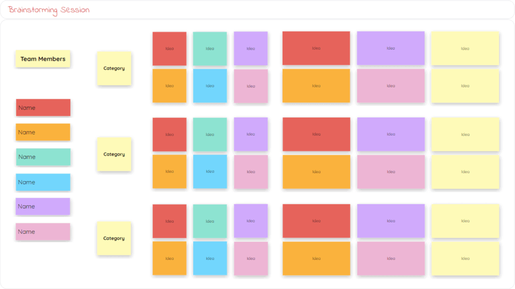 Brainstorming Templates